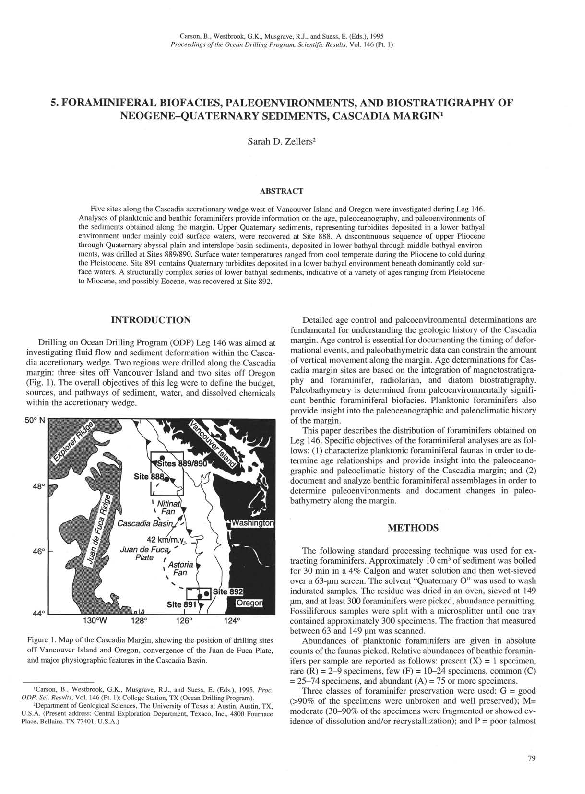 (PDF) Foraminiferal Biofacies, Paleoenvironments, and Biostratigraphy ...