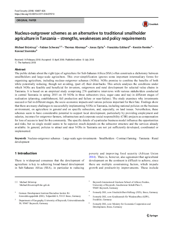 (PDF) Nucleus-outgrower schemes as an alternative to traditional ...