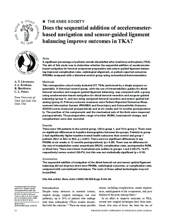 (PDF) Does the sequential addition of accelerometer-based navigation ...
