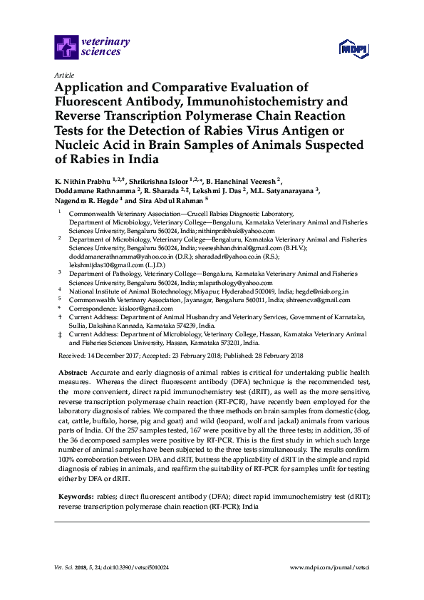 (PDF) Application and Comparative Evaluation of Fluorescent Antibody ...