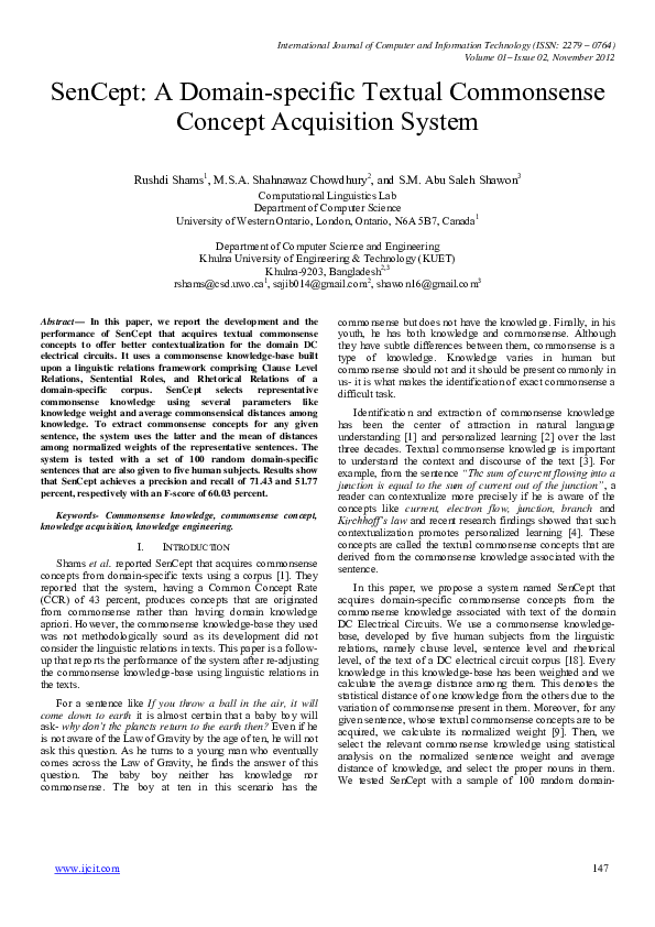 (PDF) SenCept: A Domain-specific Textual Commonsense Concept ...