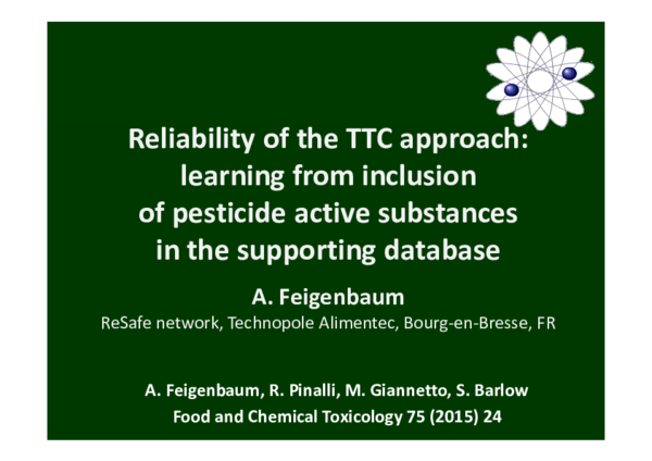 (PDF) Reliability of the TTC approach: learning from inclusion of ...