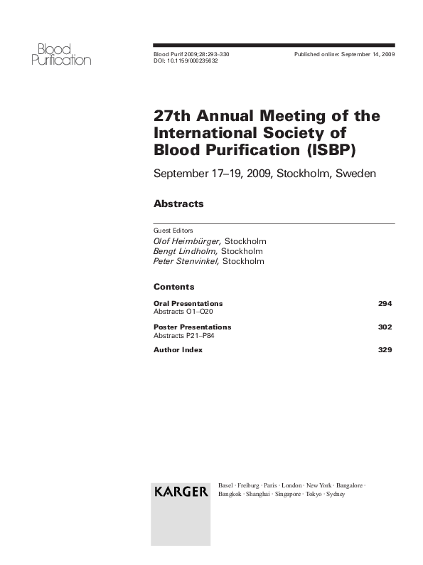 (PDF) 27th Annual Meeting of the International Society of Blood ...