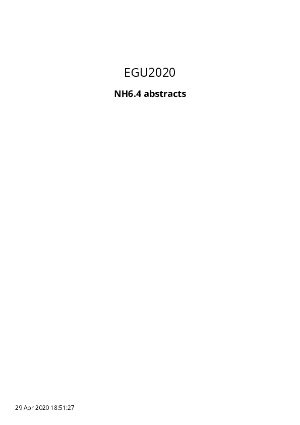 (PDF) NH6.4 abstracts
