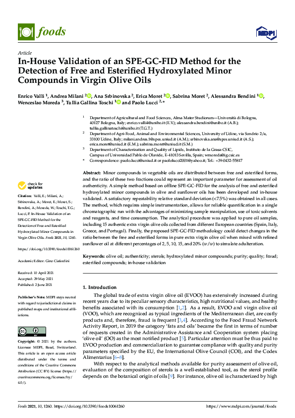 (PDF) In-House Validation of an SPE-GC-FID Method for the Detection of ...