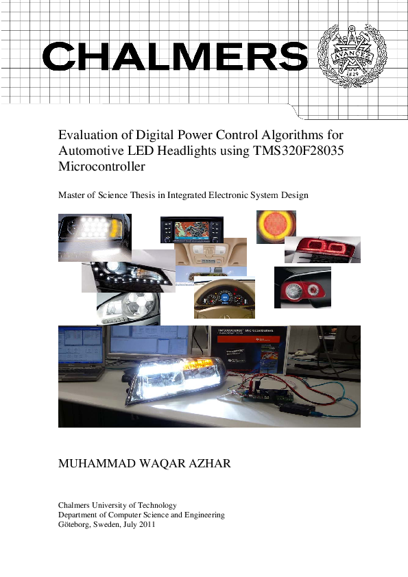 (PDF) Evaluation of Digital Power Control Algorithms for Automotive LED ...