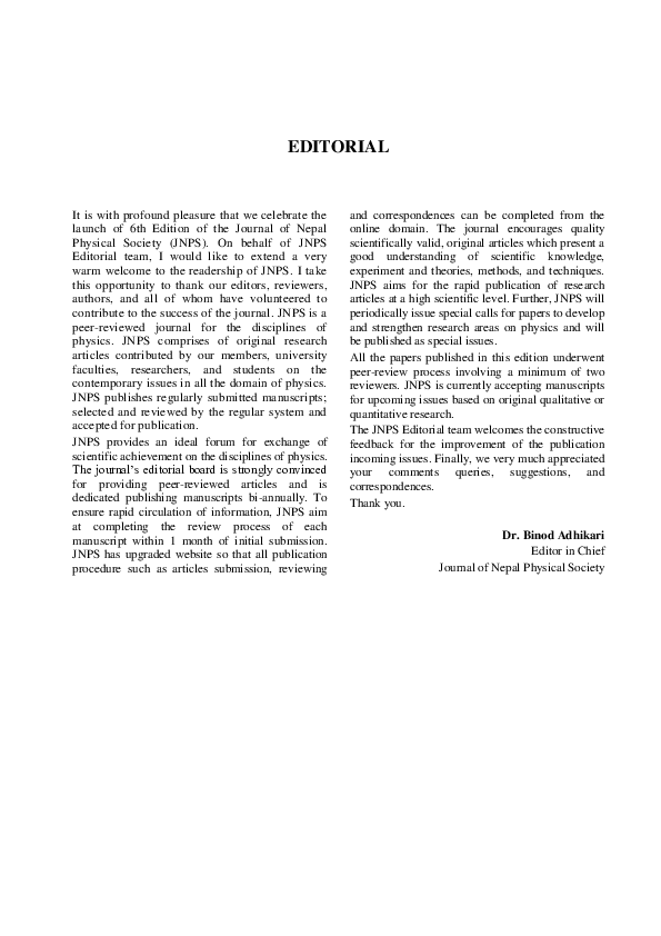 (PDF) Editorial Vol.6(1)