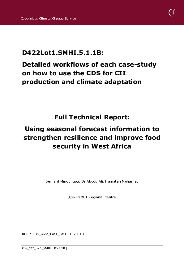 (PDF) Detailed workflows of each case-study on how to use the CDS for ...