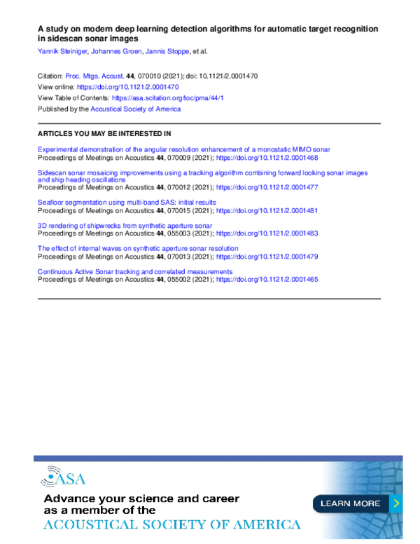 (PDF) A study on modern deep learning detection algorithms for automatic target recognition in ...