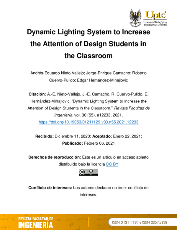 (PDF) Dynamic Lighting System to Increase the Attention of Design ...
