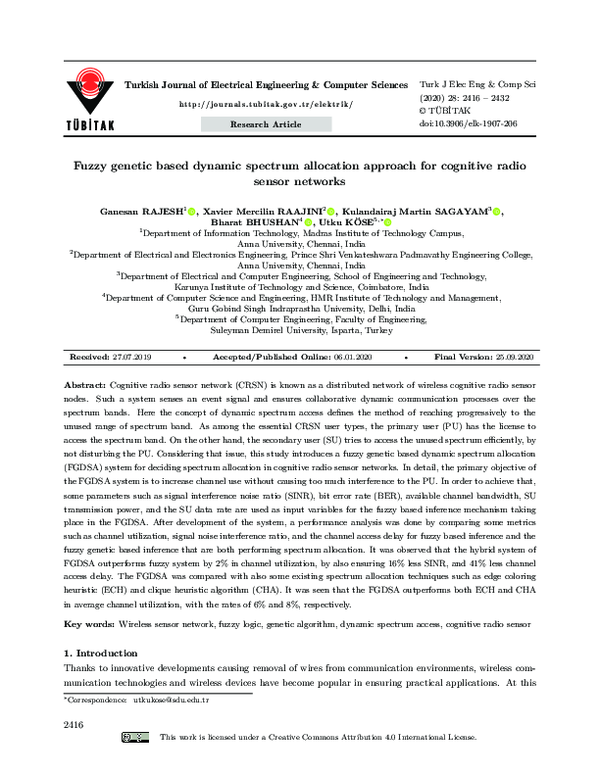 (PDF) Fuzzy genetic based dynamic spectrum allocation (FGDSA) approach for cognitive radio ...