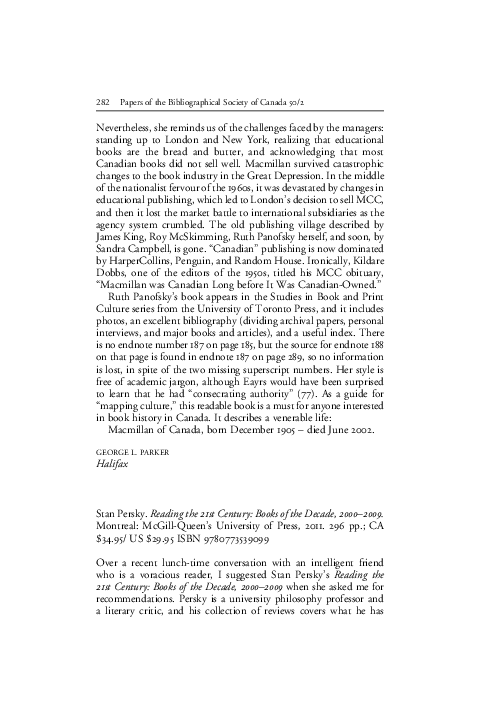 (PDF) Reading the 21st Century: Books of the Decade, 2000–2009, by Stan ...