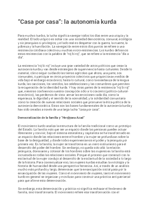 (PDF) "Casa por casa": la autonomía kurda