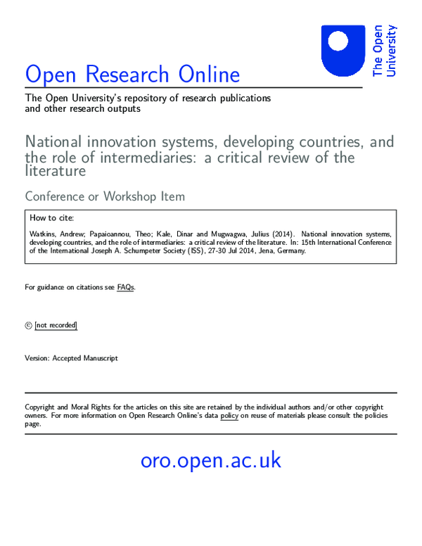 (PDF) The Open University ’ s repository of research publications and other research outputs ...
