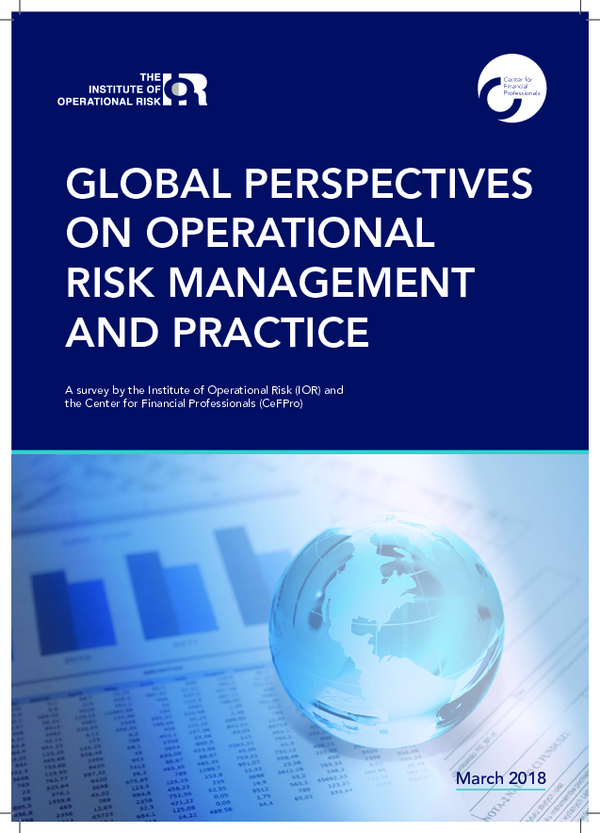 (PDF) Global Perspectives on Operational Risk Management and Practice ...