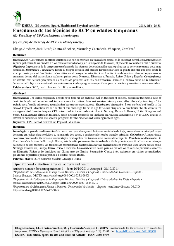 (PDF) American Heart Association Guidelines for Cardiopulmonary ...