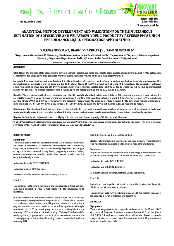 Pdf Analytical Method Development And Validation Of Canagliflozin And Metformin Hcl By Using