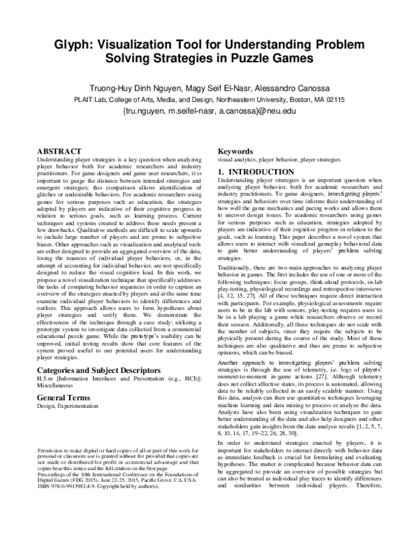 (PDF) Glyph: Visualization Tool for Understanding Problem Solving ...