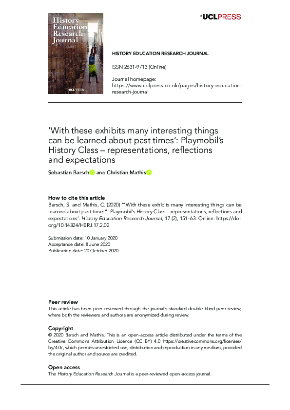 (PDF) ‘With these exhibits many interesting things can be learned about ...