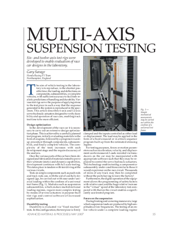 (PDF) Six-and twelve-axis test rigs were developed to enable evaluation ...
