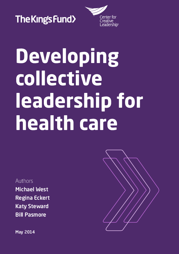 (PDF) Developing collective leadership for health care