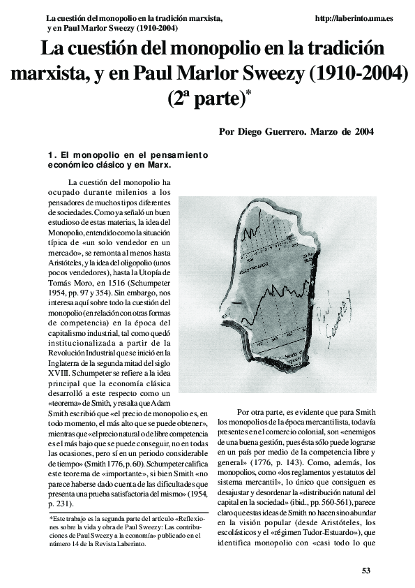 (PDF) La cuestión del monopolio en la tradición marxista y en Paul ...