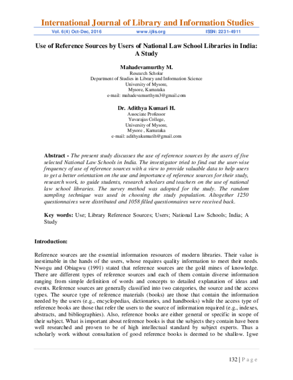 (PDF) Use of reference sources by users of national Law school ...
