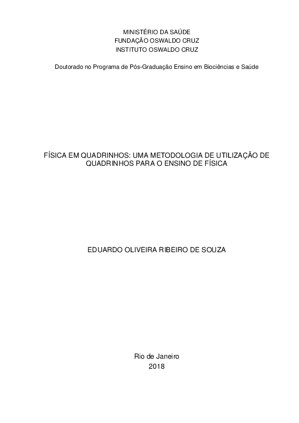 (PDF) Física em Quadrinhos: uma metodologia de utilização de quadrinhos ...