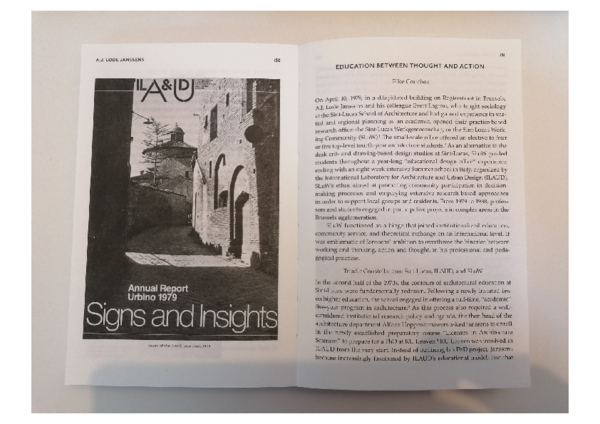 (PDF) Education between Thought and Action: Lode Janssens’ Precursory ...