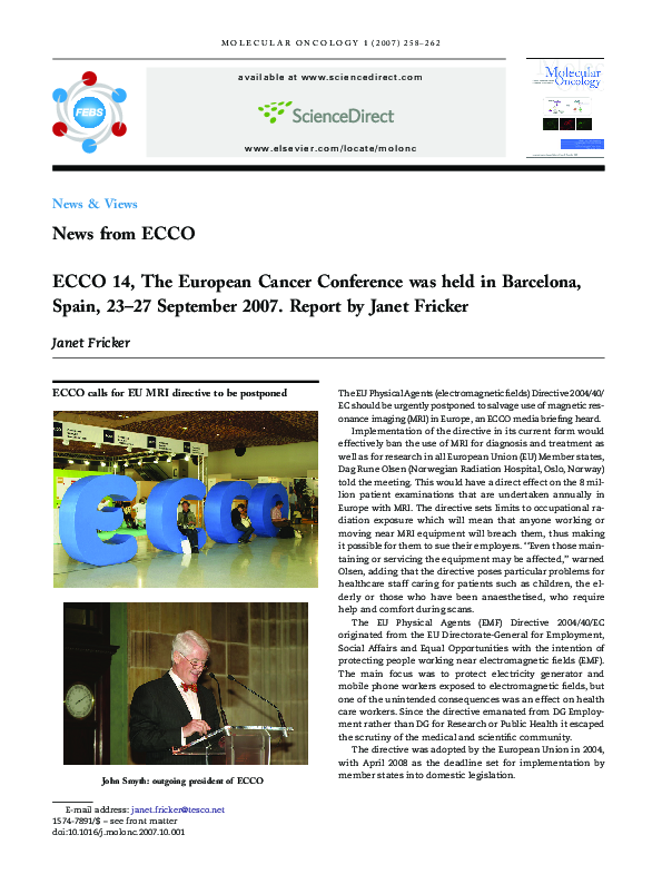 (PDF) News from ECCO