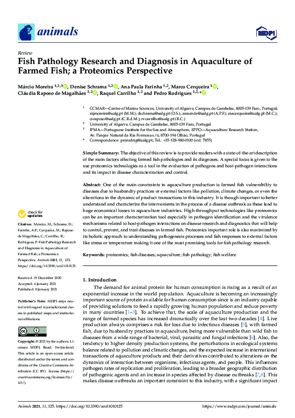 (PDF) Fish Pathology Research and Diagnosis in Aquaculture of Farmed ...
