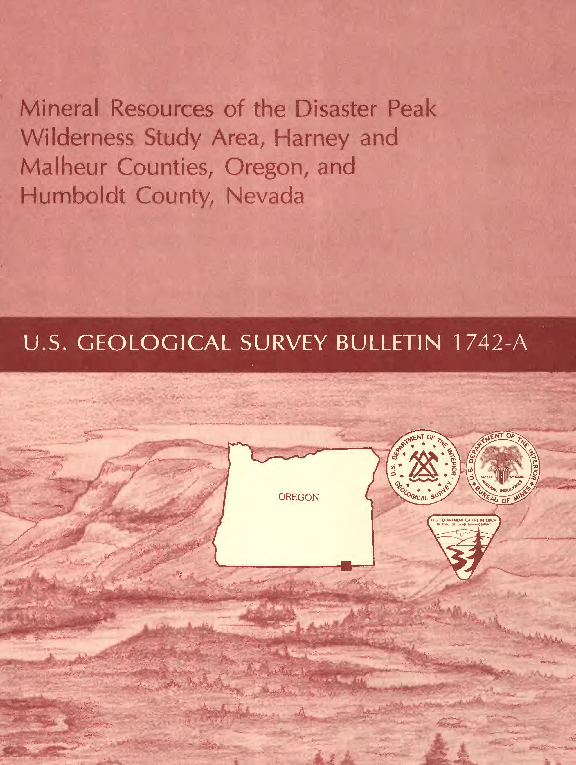 (PDF) Mineral resources of the Disaster Peak Wilderness Study Area ...