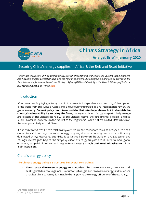 (PDF) China’s Strategy in Africa