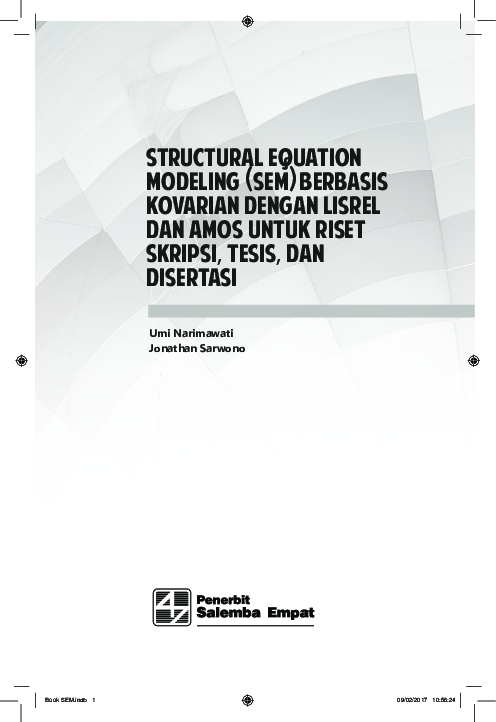 (PDF) Structural Equation Modeling (Sem) berbasis kovarian dengan lisrel dan amos untuk riset ...