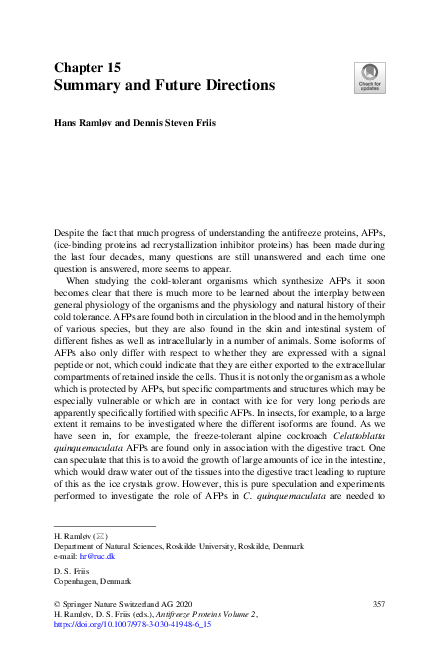 (PDF) A Summary and Future Directions