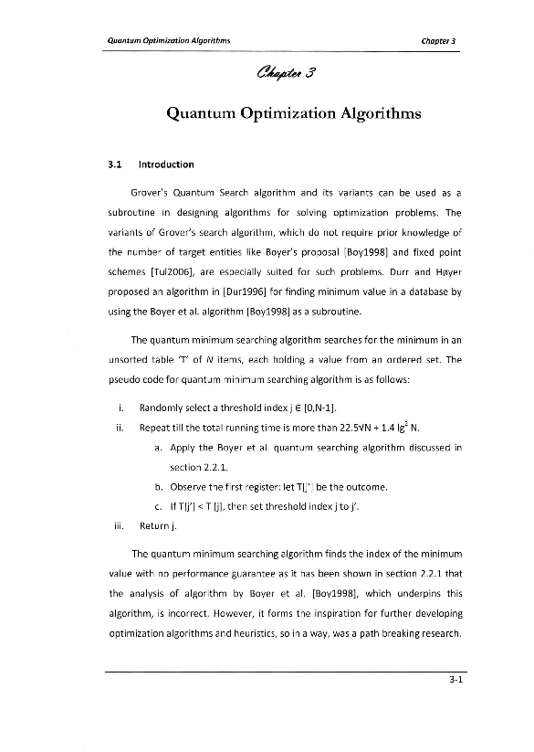 (PDF) Quantum Optimization Algorithms