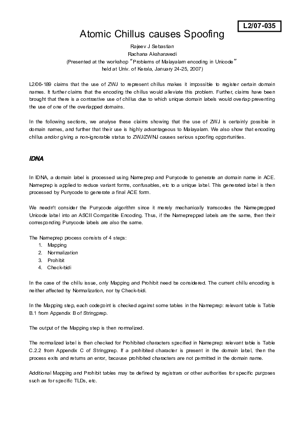 (PDF) Atomic Chillus causes Spoofing