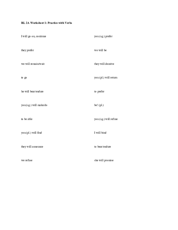 (PDF) Jones and Sidwell, Reading Latin, Section 2: Supplementary Worksheets