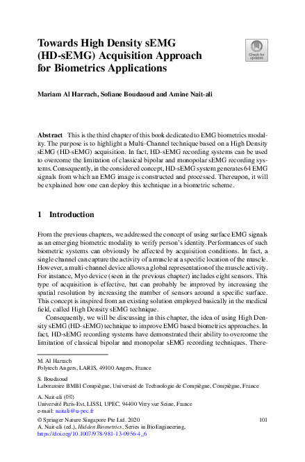 (PDF) Towards High Density sEMG (HD-sEMG) Acquisition Approach for ...