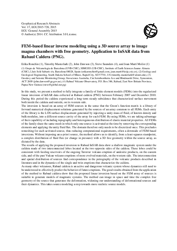 (PDF) FEM-based linear inverse modeling using a 3D source array to ...