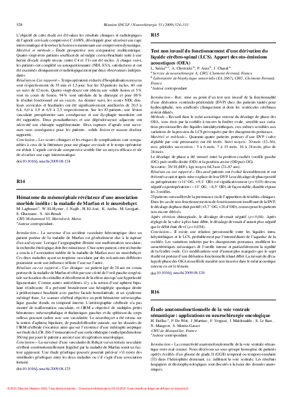 (PDF) Hématome du mésencéphale révélateur d’une association morbide ...