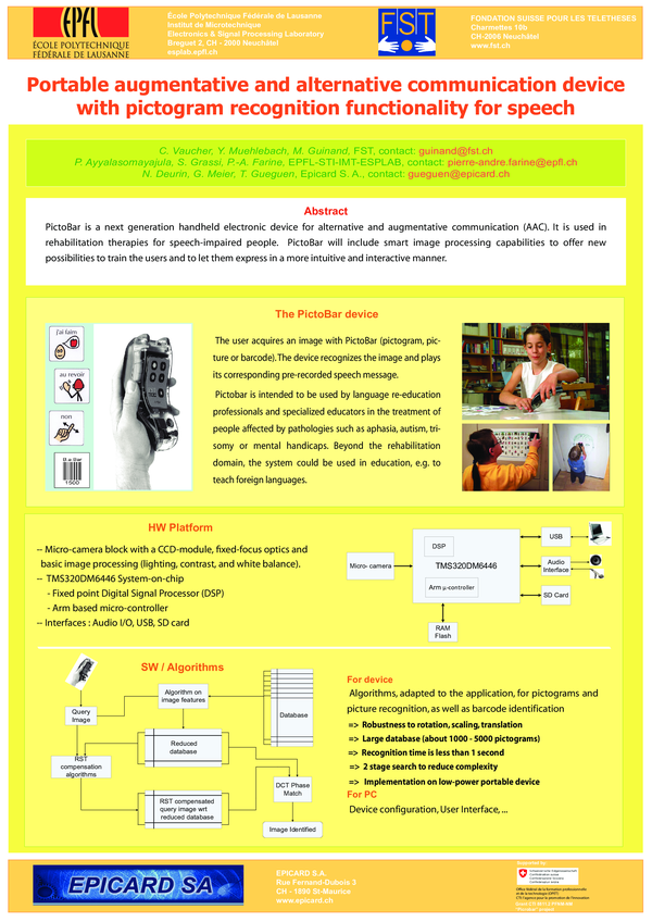 (PDF) Portable augmentative and alternative communication device with ...