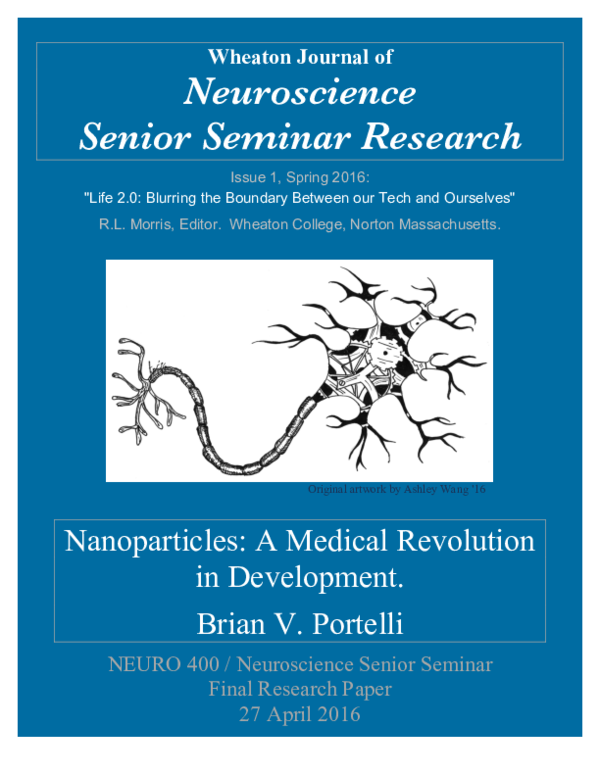 (PDF) Nanoparticles: A Medical Revolution in Development.