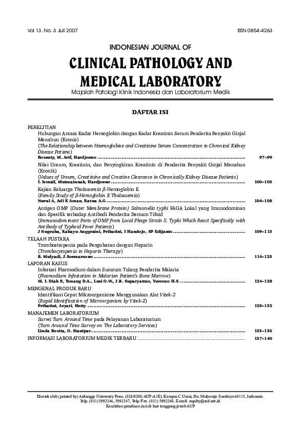 (PDF) sUrVEI tUrN ArOUND tIME PADA PELAYANAN LABORATORIUM