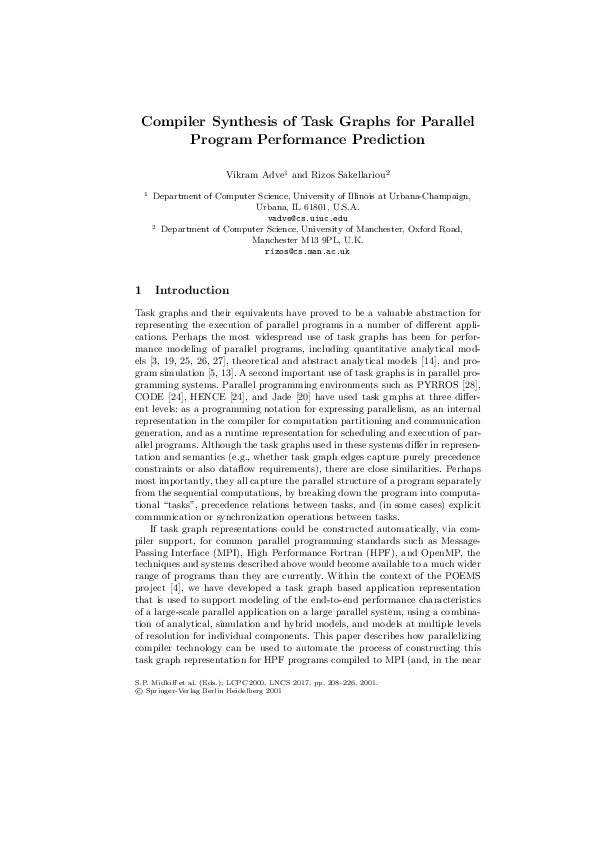 Pdf Compiling Data Intensive Applications With Spatial Coordinates