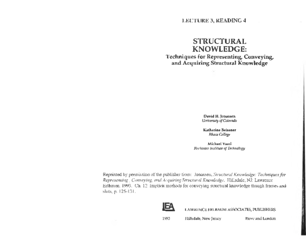 (PDF) Structural knowledge: techniques for representing