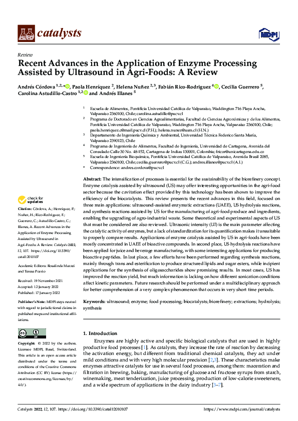 (PDF) Recent Advances in the Application of Enzyme Processing Assisted ...