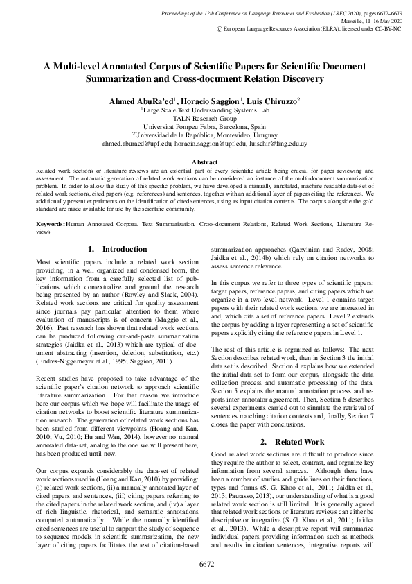 (PDF) A Multi-level Annotated Corpus of Scientific Papers for ...