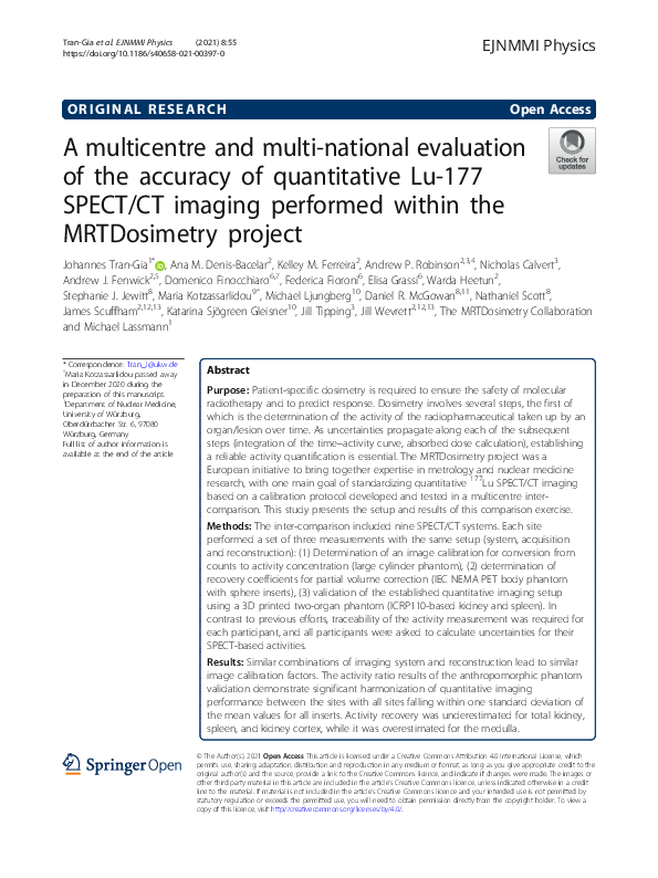 (PDF) A multicentre and multi-national evaluation of the accuracy of ...