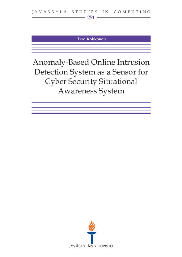 (PDF) Anomaly-based online intrusion detection system as a sensor for cyber security situational ...